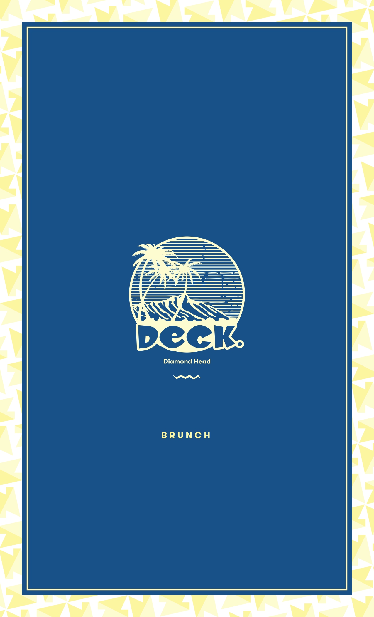 Menu – Deck. Waikiki